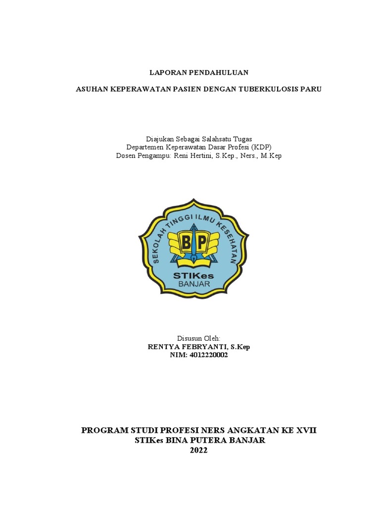 Laporan Pendahuluan TBC Stase KDP | PDF