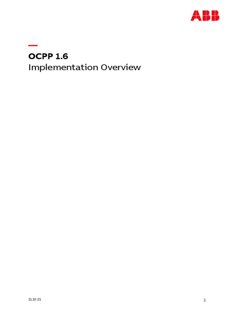 Terra AC OCPP 1.6 Implementation Overview - v1.5 - External | PDF ...