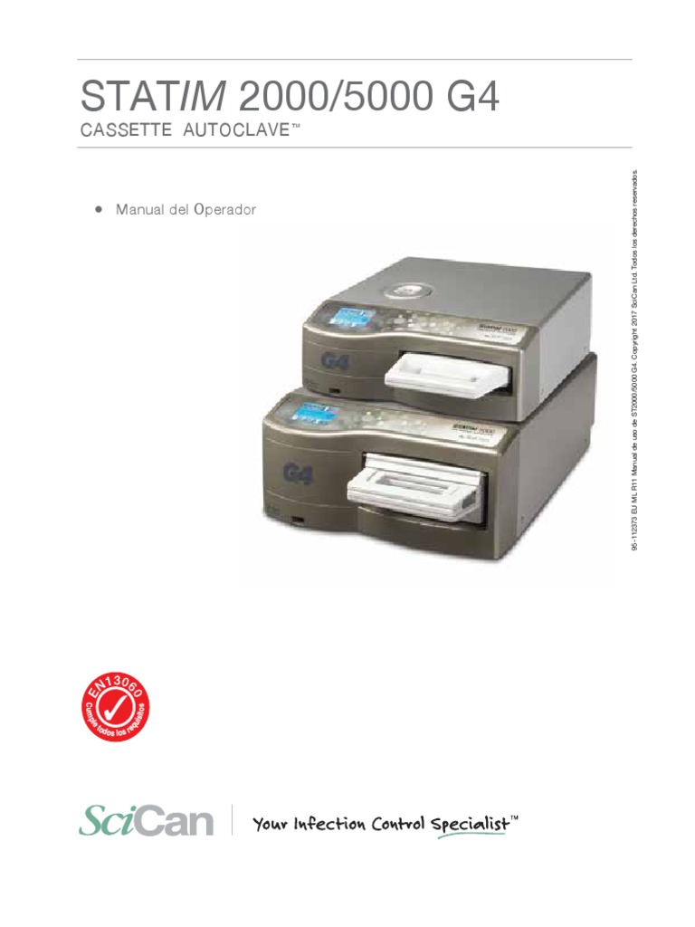 Manual Autoclave Statim 2000s g4 5000s g4 | PDF | Ingenieria Eléctrica ...