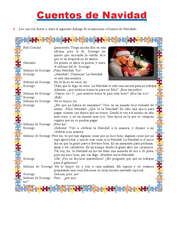 Diálogo sobre la Navidad con Scrooge | PDF | Navidad