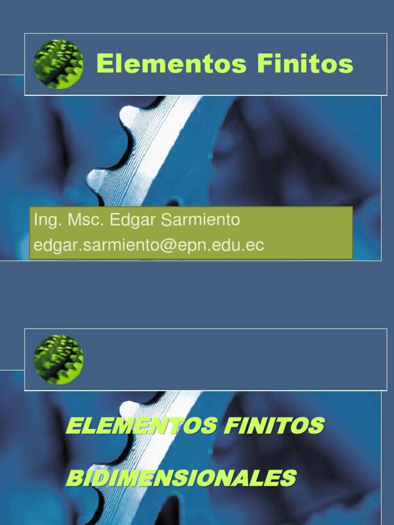Clase 6 Elementos Finitos | PDF | Método de elementos finitos ...