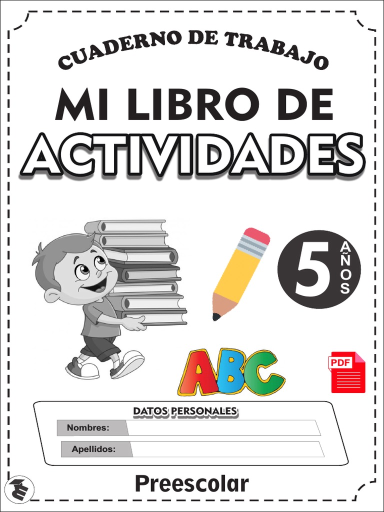 Mi Libro de Actividades Preescolar | PDF | Color | Gráficos de computadora