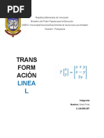 Transformaciones Lineales Unidad 5 | PDF | Mapa lineal | Espacio vectorial
