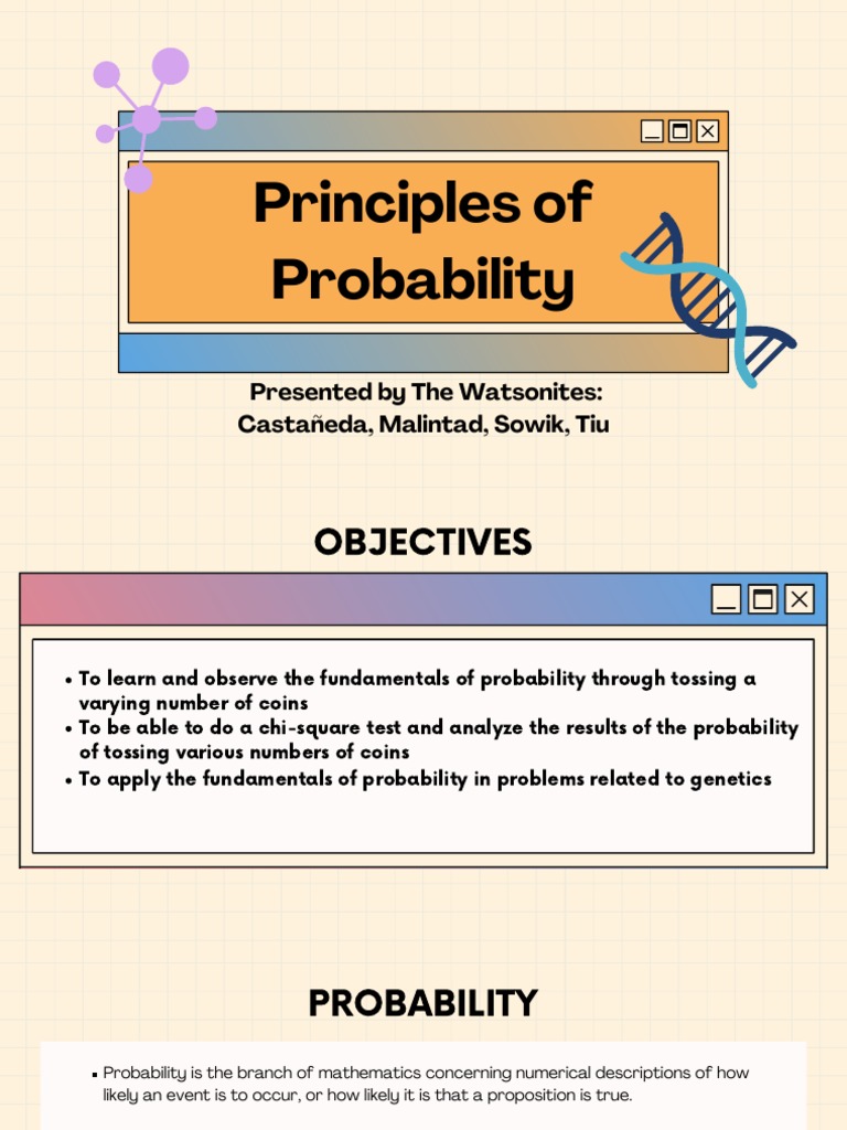 Principles of Probability | PDF | Genotype | Odds
