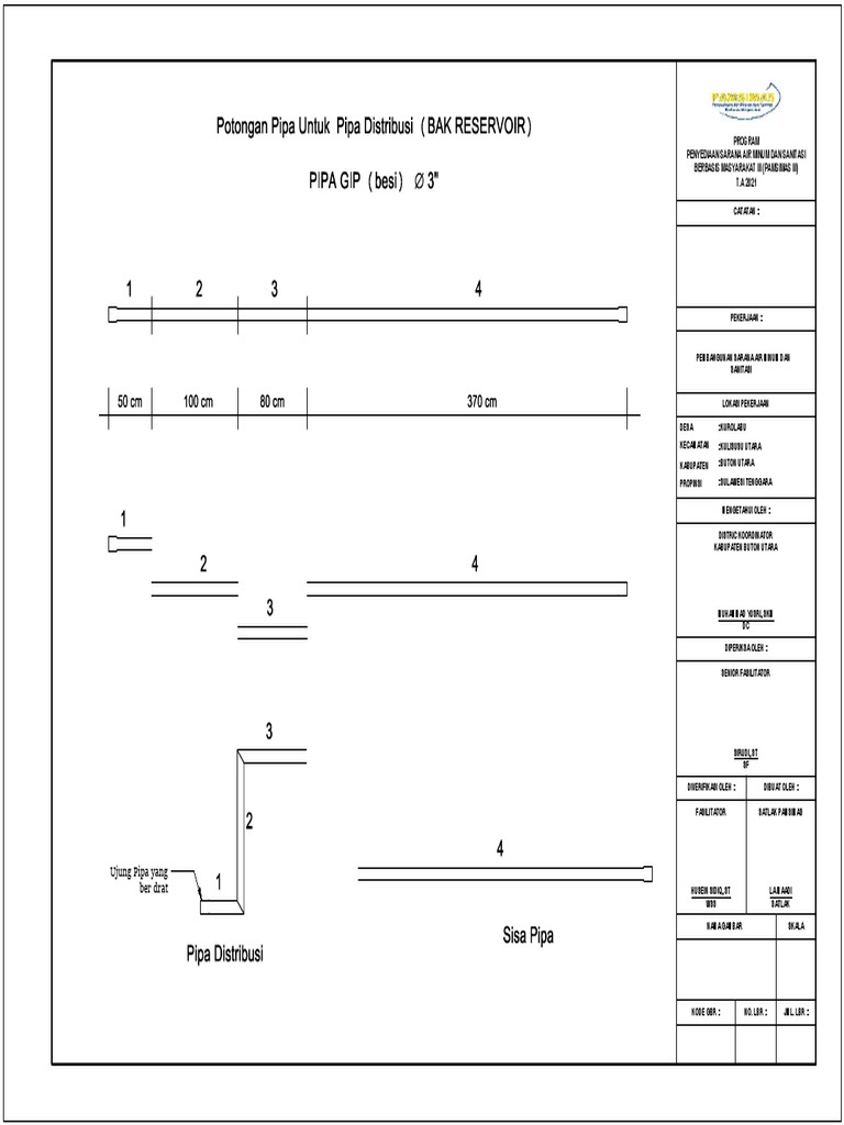 Potongan Pipa GIP | PDF