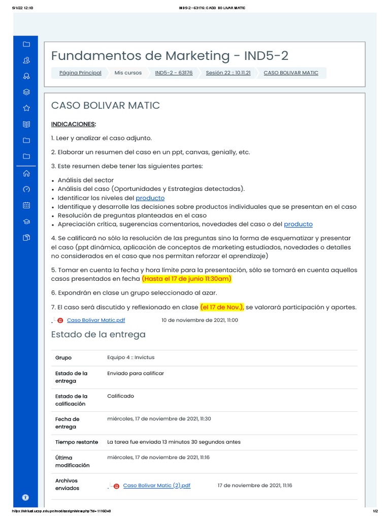 Ind5!2!63176 - Caso Bolivar Matic | PDF