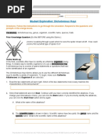 Dichotomous Key - Cambridge IGCSE™ Biology FE2023 | PDF | Biology