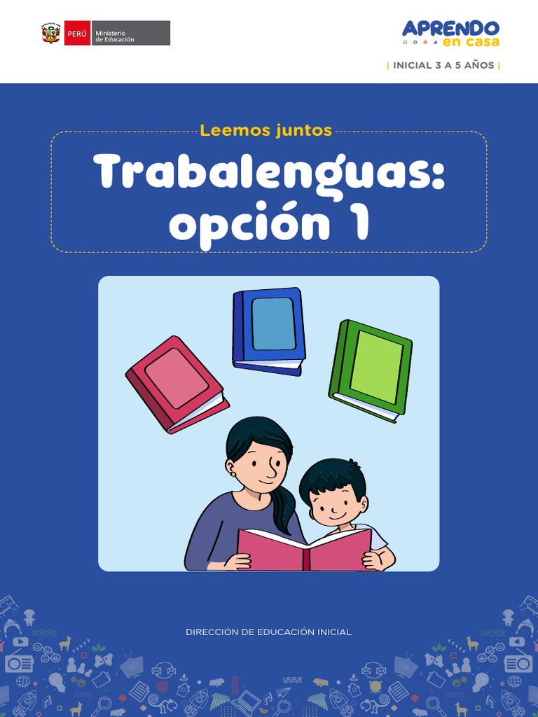 Exp12 Inicial 3 5 Exloramos Leemosjuntos Trabalenguasopcion1 Pdf