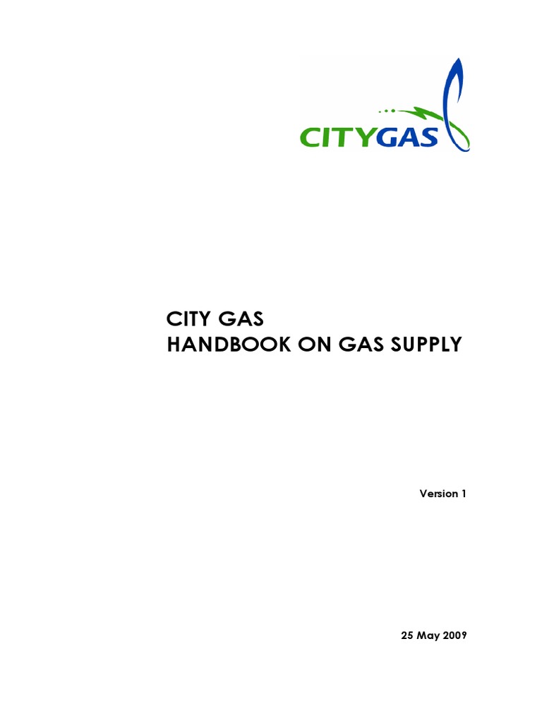 City Gas Handbook On Gas Supply | PDF | Combustion | Chemistry