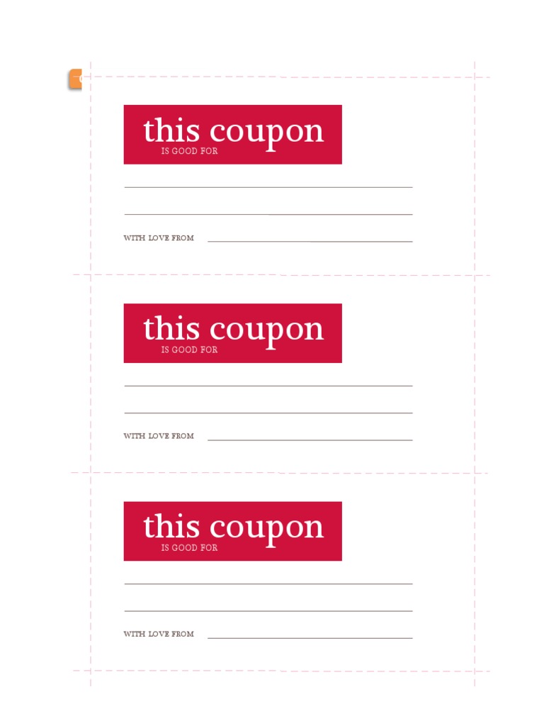 This Coupon: Is Good For | PDF