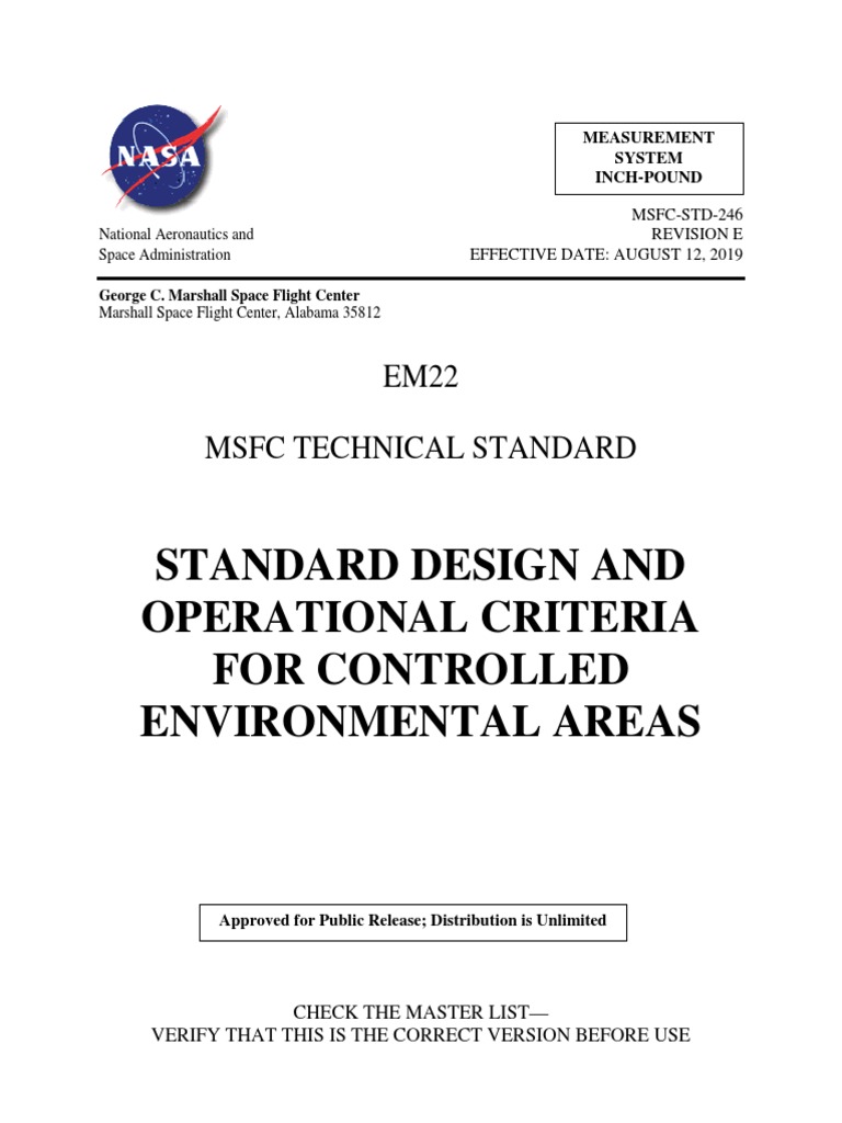 MSFC STD 246e | PDF