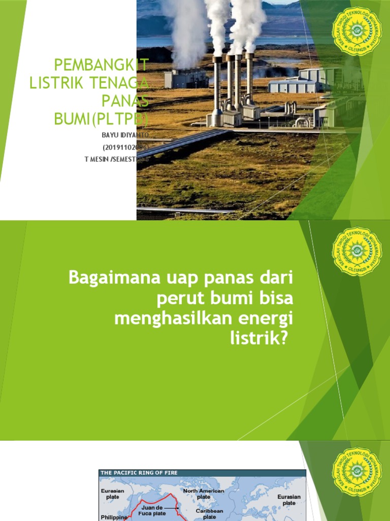 Presentasi PLTPB (Pembangkit Listrik Tenaga Panas Bumi) | PDF