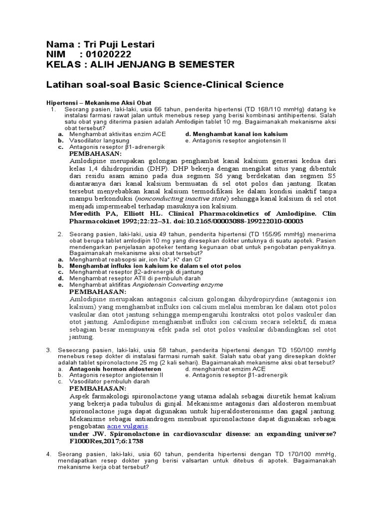 Tri Puji Lestari - Clinical Science - Ht-1 | PDF