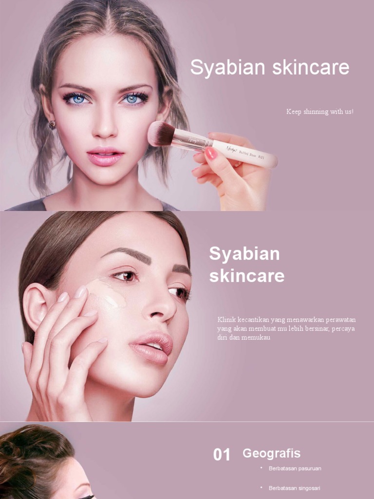 Makeup Cosmetics PowerPoint Templates | PDF | Page Layout | Microsoft ...