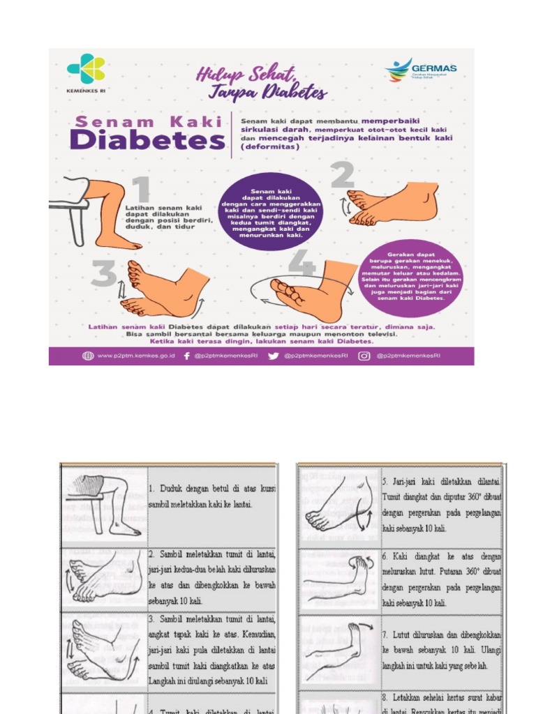 Gambar Senam Kaki DM | PDF