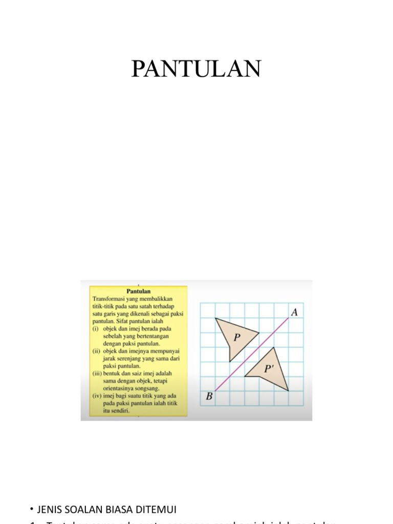 PANTULAN | PDF