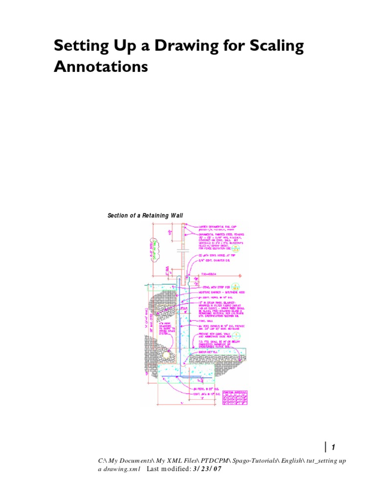 Acad Annotation Scaling Tutorial | PDF