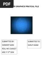 Practical File of Computer Graphics | PDF | Elementary Geometry | Space