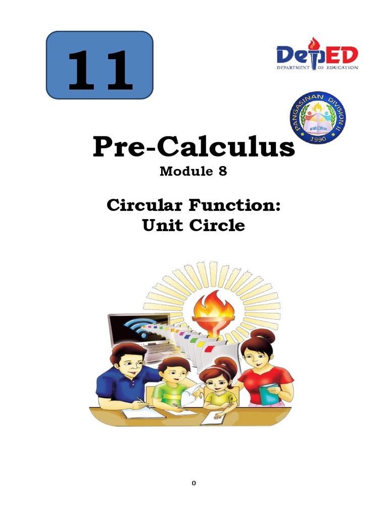 Pre-Calculus: Circular Function: Unit Circle | Download Free PDF ...