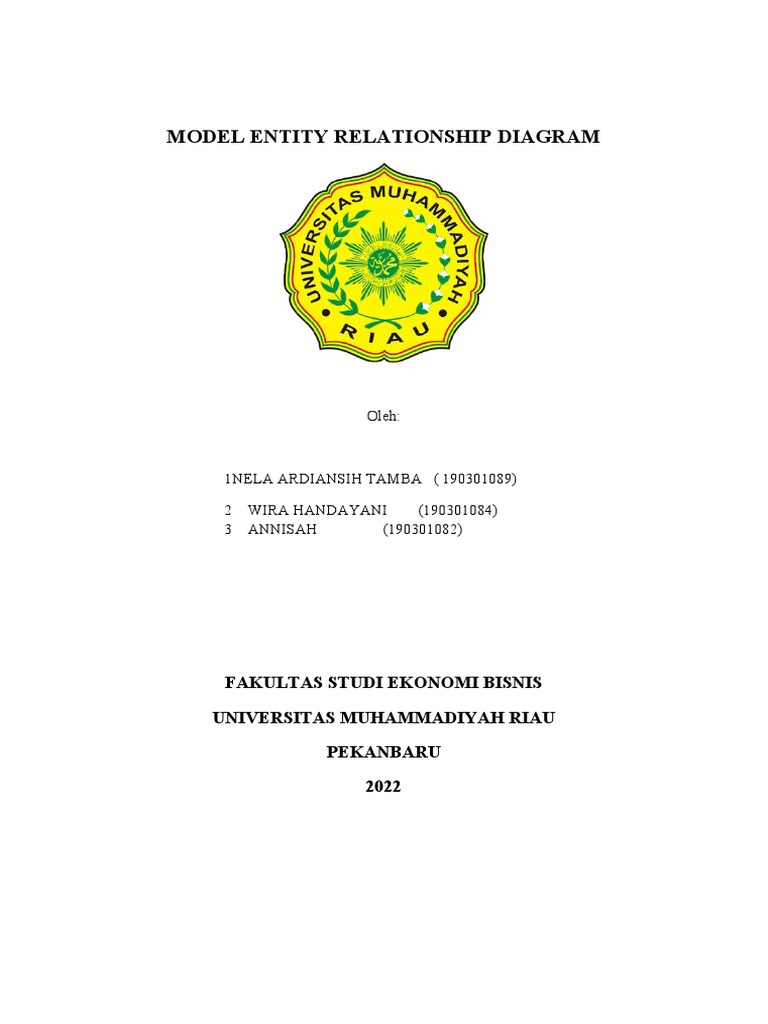 Makalah Model Data Entity Relationship | PDF