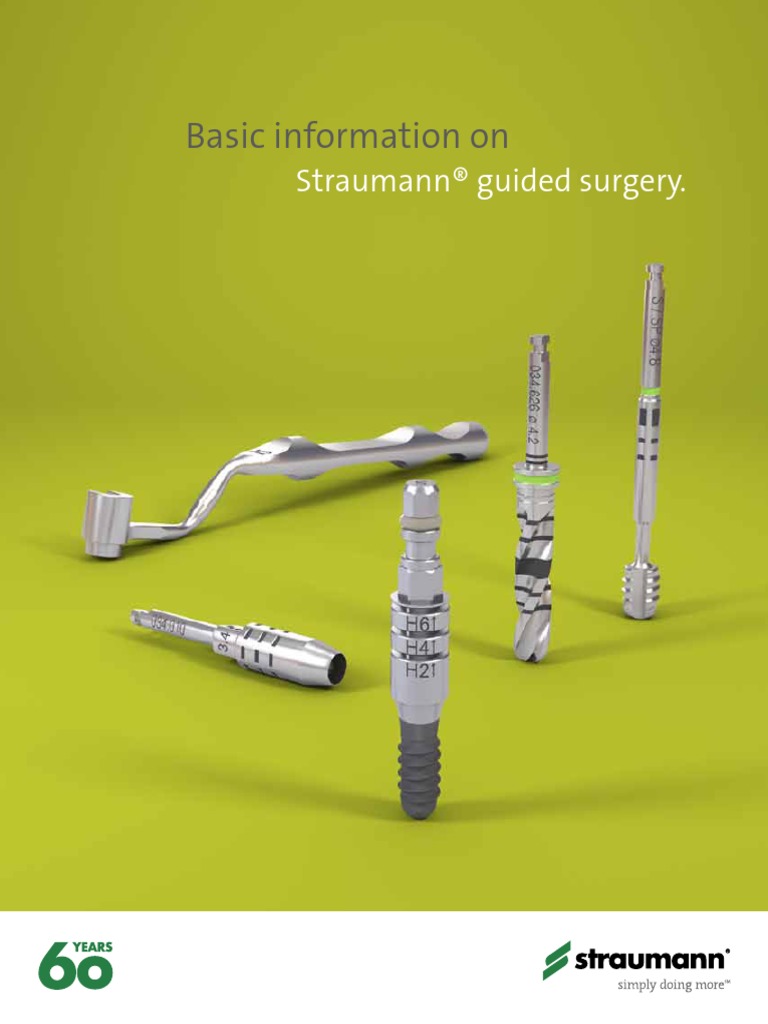 Straumann Guided Surgery Manual PDF | PDF | Dental Implant | Surgery