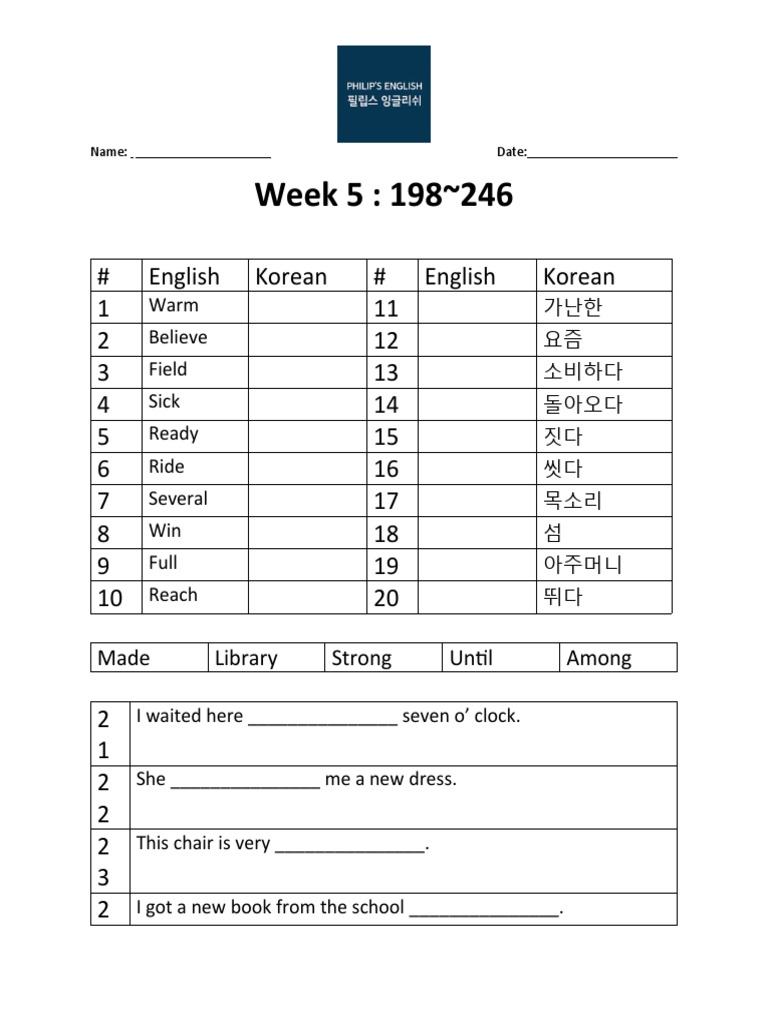 Elementary Week 5 Question Paper | PDF