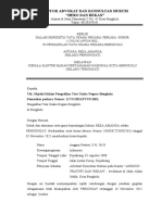 REPLIK Penggugat Atas Jawaban Tergugat Perkara Perdata | PDF