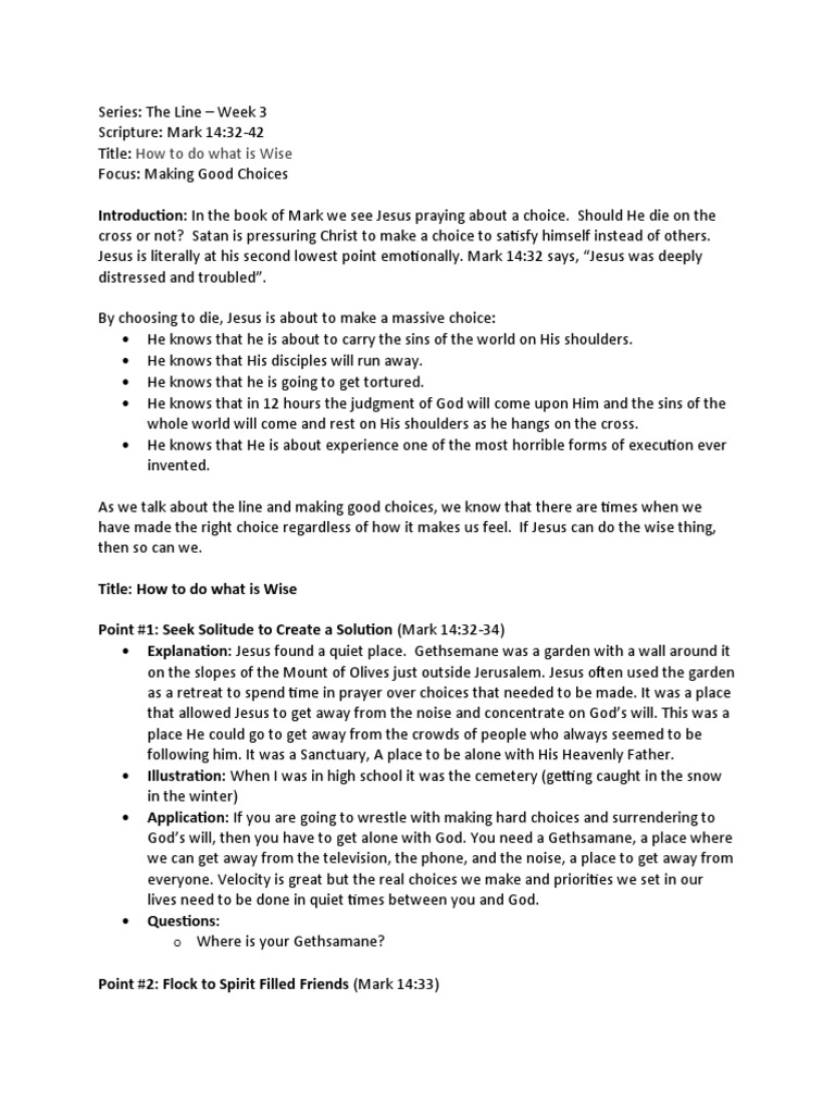 Week 3 - Message | PDF | Jesus | Prayer