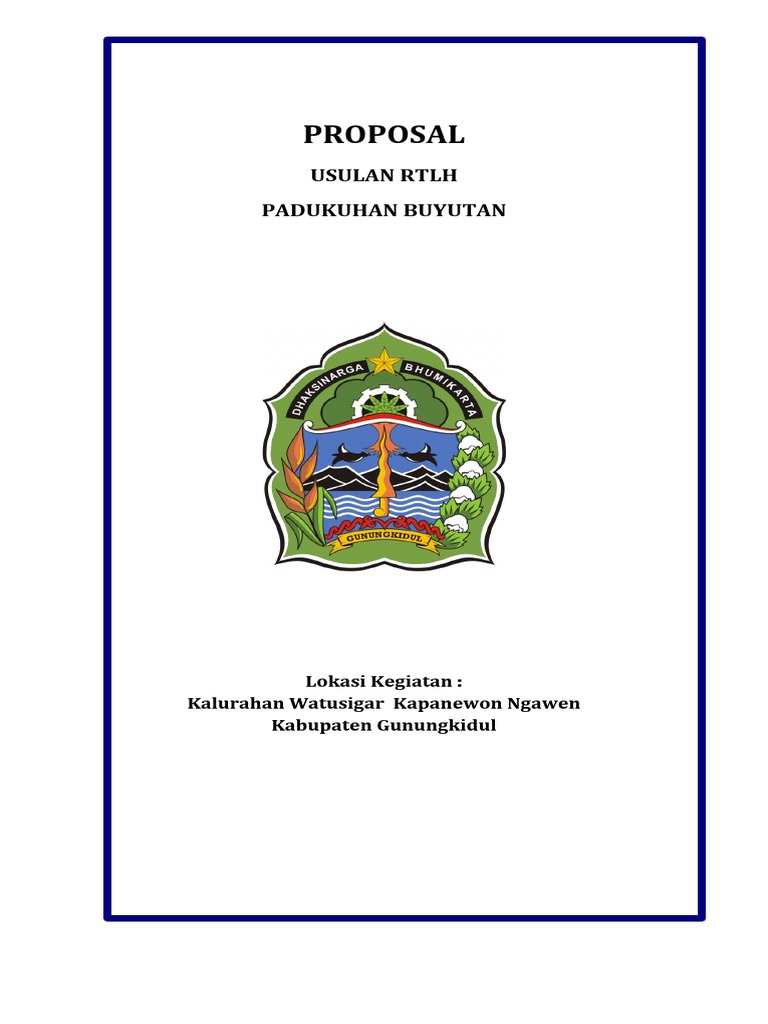 PDF Proposal RTLH Buyutan | PDF PDF Proposal RTLH Buyutan | PDF