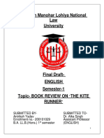 The Kite Runner: A Tale of Friendship | PDF