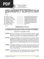 11-S-2020 Zero Open Defecation | PDF | Local Ordinance | Fine (Penalty)