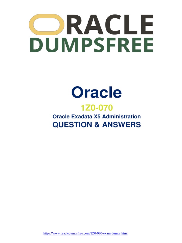 Oracle: Question & Answers | PDF | Databases | Server (Computing)