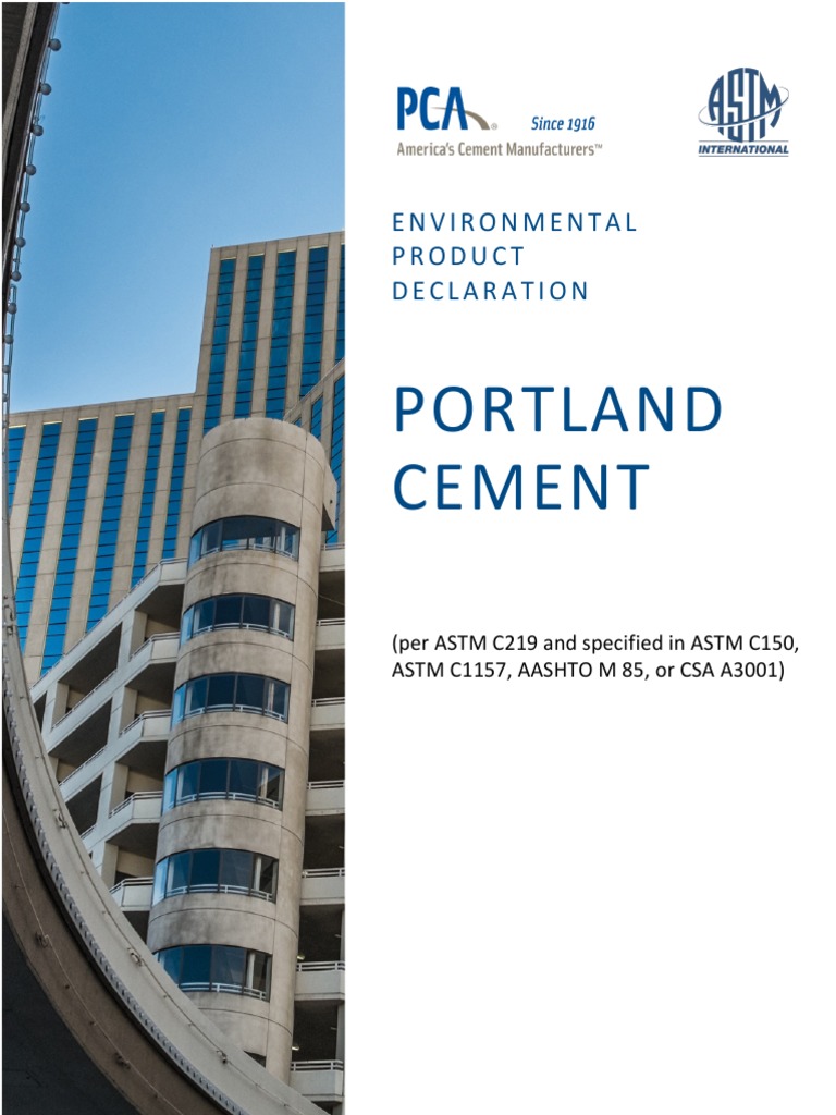PCA Portland Cement | PDF | Life Cycle Assessment | Cement