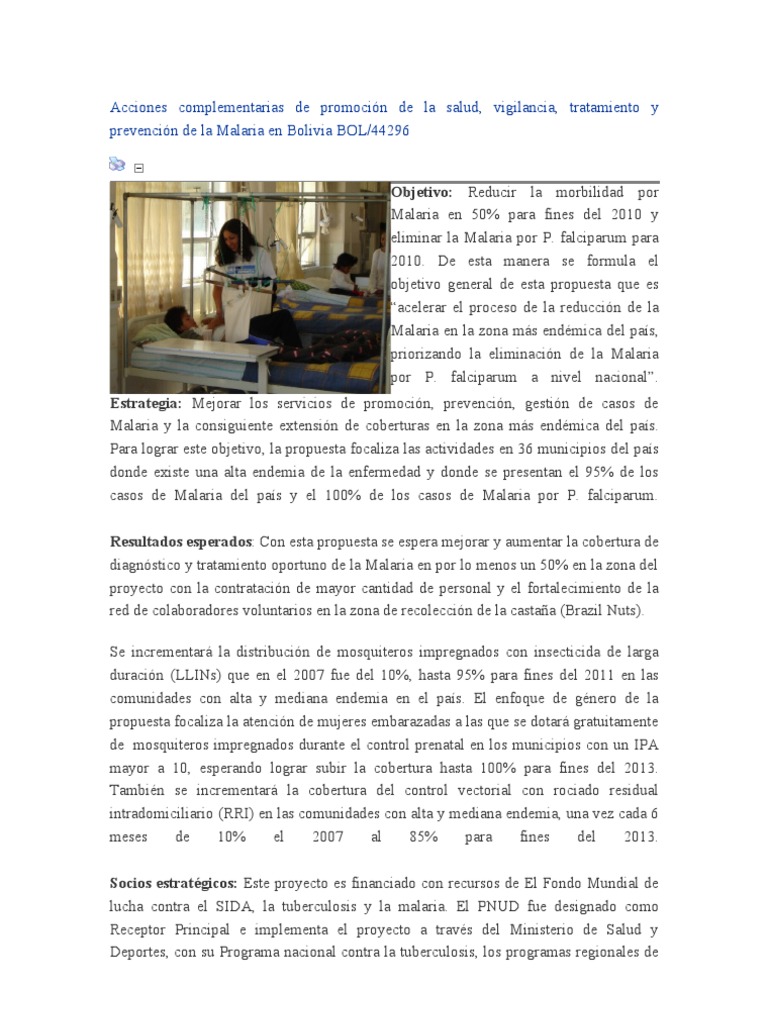 Acciones Complementarias de Promoción de La Salud | PDF | Politica social | Asistencia sanitaria ...