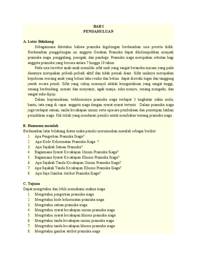 Makalah Pramuka Kelompok 3 | PDF