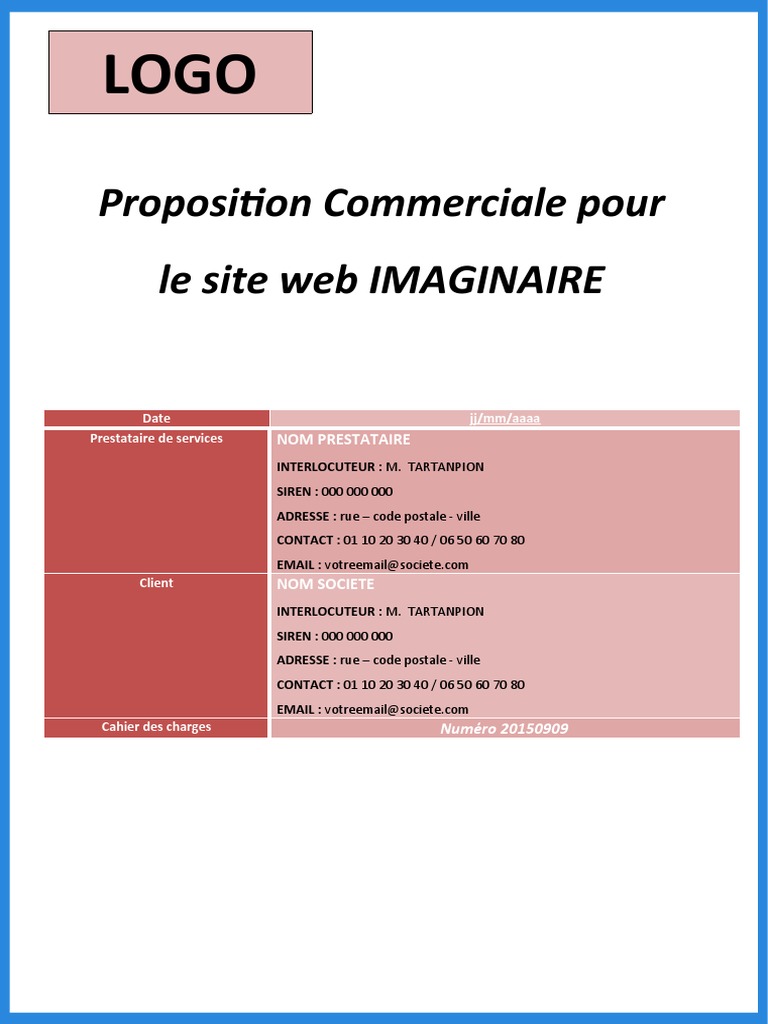 Exemple Proposition Commerciale | Download grátis PDF | Drupal | Système de gestion de contenu