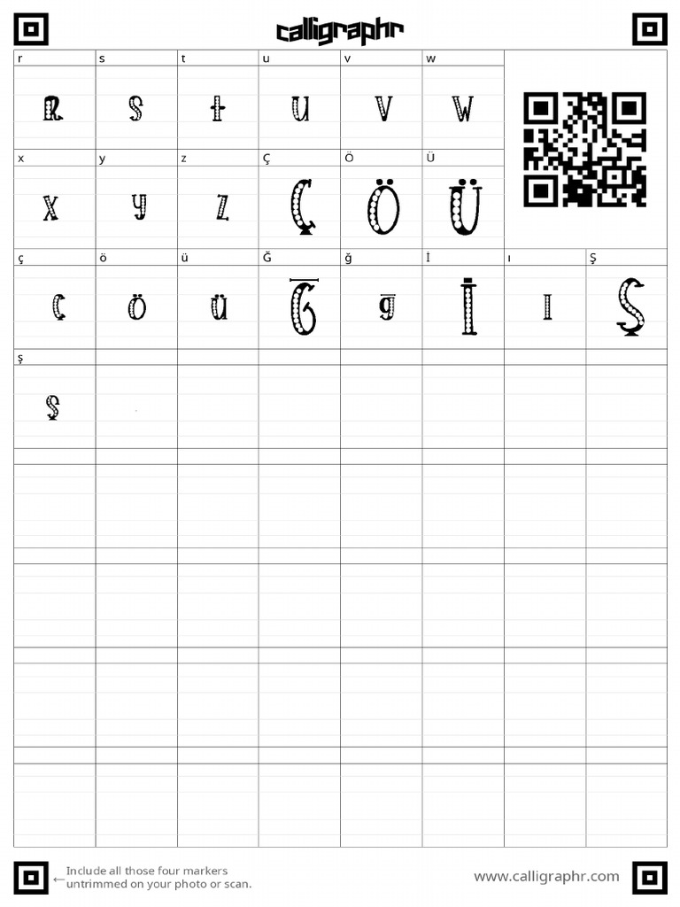 Calligraphr Template 2 PDF