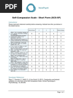 Ders-Sf Measure and Scoring | PDF | Emotional Self Regulation | Emergence