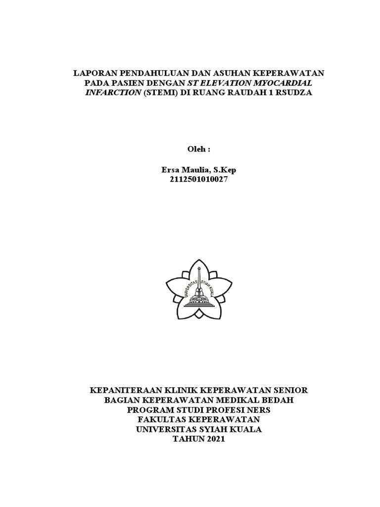 Laporan Pendahuluan Stemi | PDF