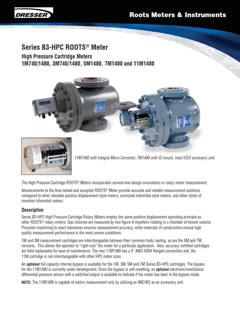 Datasheet Hi Cart Meter Spec | PDF | Pump | Gases
