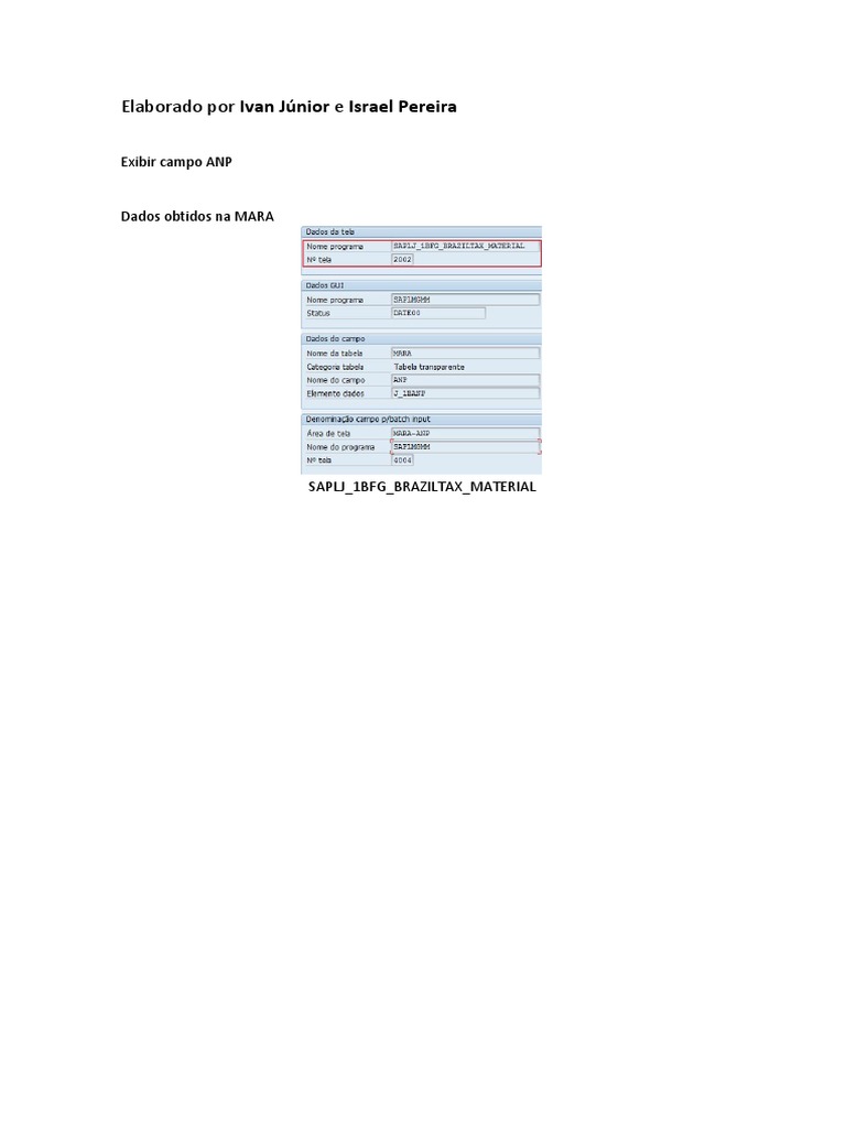 Config ANP SAP | PDF