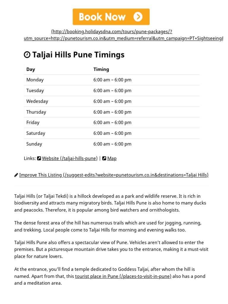 Taljai Hills Pune Timings, Entry Fee, Ticket Cost Price Taljai Hills ...