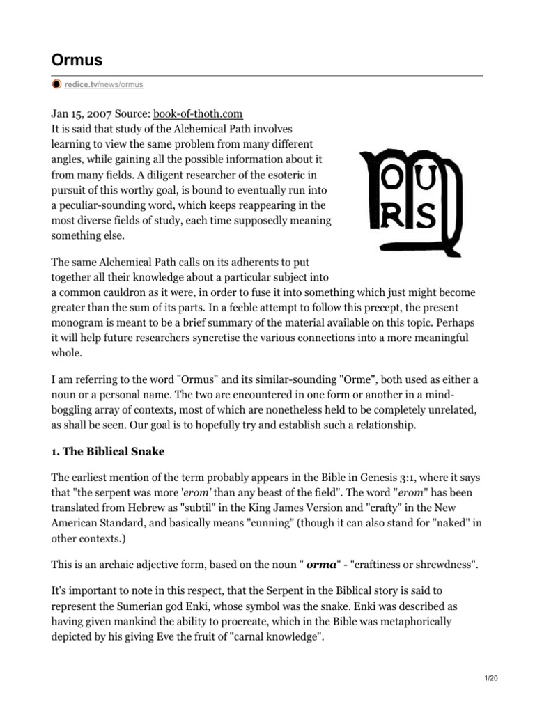 Redice Tv-Ormus | Download Free PDF | Rosicrucianism | Hermes Trismegistus