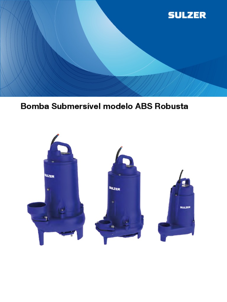Abs Sulzer - Bombas Submersíveis - Robusta | PDF