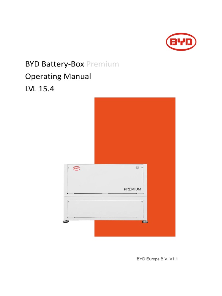 Manual BYD LVL | PDF | Electrical Connector | Power Inverter
