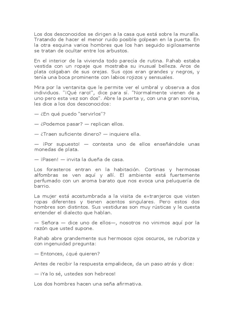 El Cordon Rojo (Rahab | PDF | Joshua | Jesús