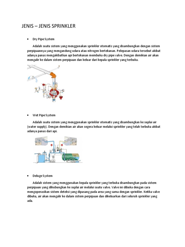 Jenis Jenis Sprinkler | PDF