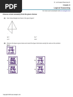Class 2 Logical Reasoning | PDF