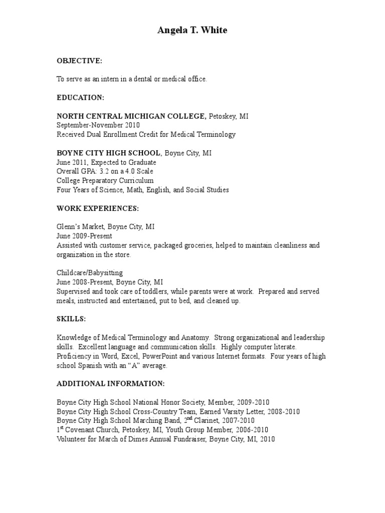Sample Resume | PDF | Social Science | Self-Improvement