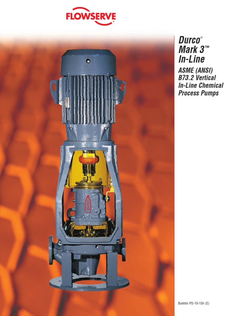Durco Mark 3 In-Line: Asme (Ansi) B73.2 Vertical In-Line Chemical ...
